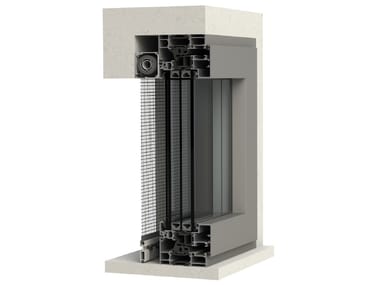 WIND INCAS VERTICAL Built-in vertical insect screen By Mv Line