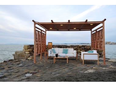 NAGI Pergola autoportante in pino By Unopiù