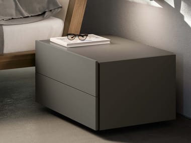 NAP | Walnut bedside table Nap Collection By JESSE design Mario Mazzer