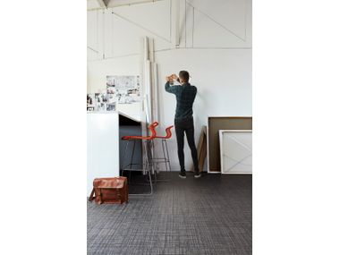 Ecological resilient vinyl flooring NATIVE FABRIC By Interface®