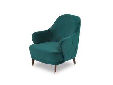 Fabric armchair with armrests NAVONA | Fabric armchair Navona ...