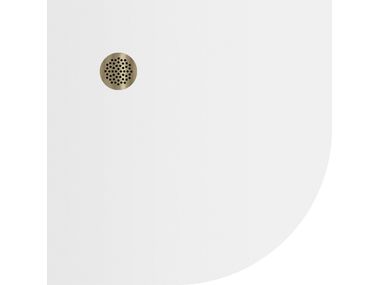NEO PLUS Corner extra flat semicircular shower tray By Hidrobox