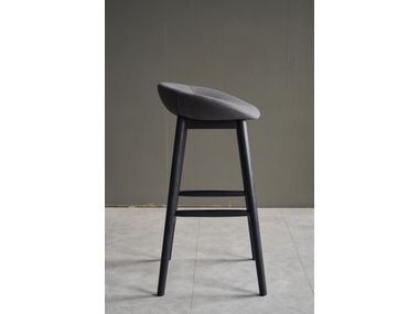 NEST High fabric barstool with footrest By grado design