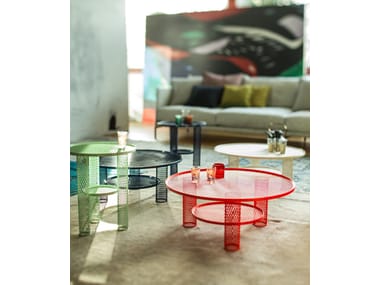NET Coffee table By Moroso | design Benjamin Hubert
