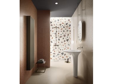 Porcelain stoneware wall/floor tiles terrazzo effect NEWDECÒ FIRE ...