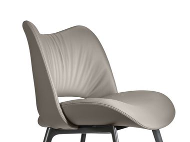 NICE Upholstered leather chair By Poltrona Frau | design GamFratesi