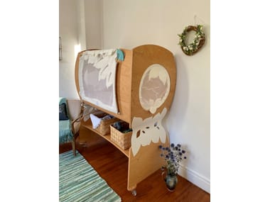 Wooden crib without bars NIDLIT® By Nidlit design Nicole Touzet