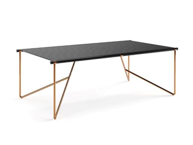 NOA Rectangular aluminium garden table By Myface