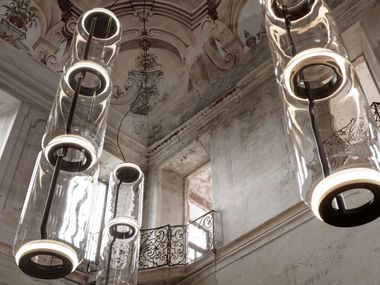 NOCTAMBULE SUSPENSION Pendant lamp By Flos | design Konstantin Grcic
