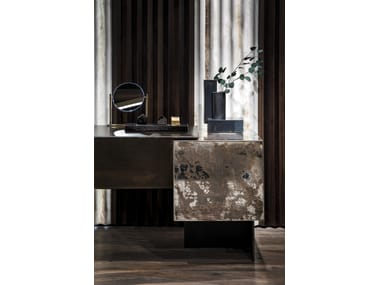 NOCTIS VANITY Metal dressing table By Henge | design Massimo Castagna