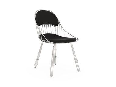 NODO Metal garden chair with integrated cushion By Myface