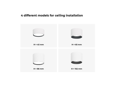 NOLA RV Ceiling lamp By Intra lighting