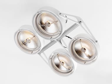 NOMAD 4XLED GE LED adjustable ceiling spotlight By Modular Lighting ...