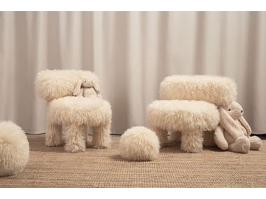 GROPIUS FLUFFY EDITION Kids pouf By NOOM