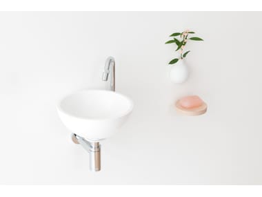NOON | Handrinse basin Wall-mounted HIMACS handrinse basin round By Not ...