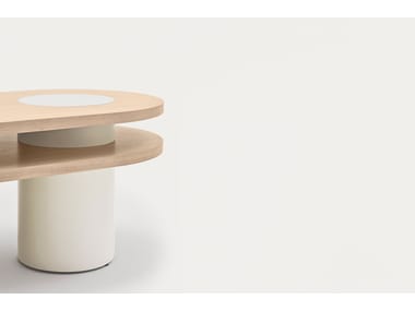 NORI | Coffee table Swivel wooden coffee table By TEULAT | design ...