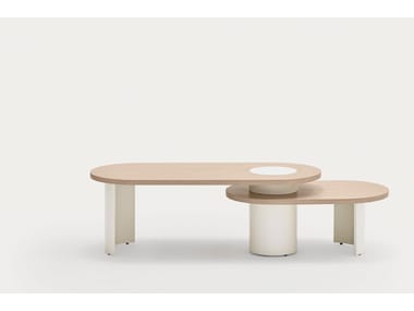 NORI | Coffee table Swivel wooden coffee table By TEULAT | design ...
