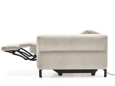 NORMA Recliner fabric sofa with chaise longue By Calligaris | design ...