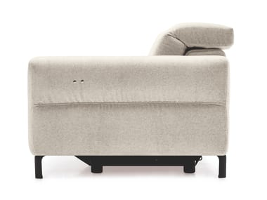 NORMA Recliner fabric sofa with chaise longue By Calligaris | design ...