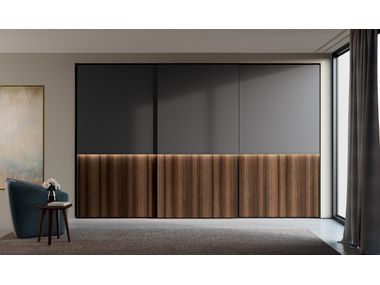 Melamine-faced chipboard bedroom set NOTTE. / 01 By Febal Casa