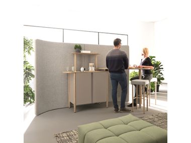 NUCLEO Wooden bar cabinet By Martex