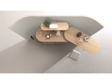 NUCLEO Wooden bar cabinet By Martex