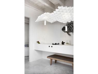 LED Opalflex® pendant lamp NUVEM By Slamp design Miguel Arruda