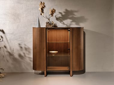 DUSK Wooden highboard with integrated lighting By Naturedesign | design ...