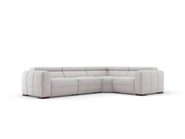 BALANCE Sectional corner recliner leather sofa By Natuzzi Italia