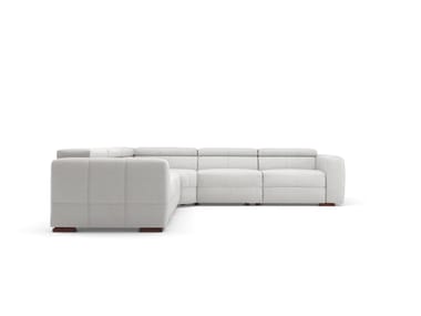 BALANCE Sectional corner recliner leather sofa By Natuzzi Italia