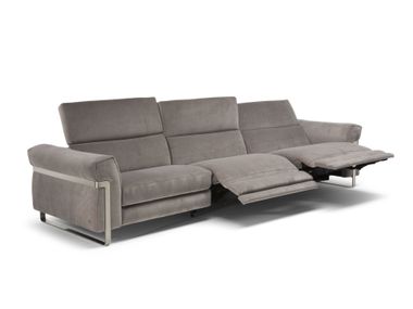 FIDELIO 3 seater recliner fabric sofa with electric motion By Natuzzi ...