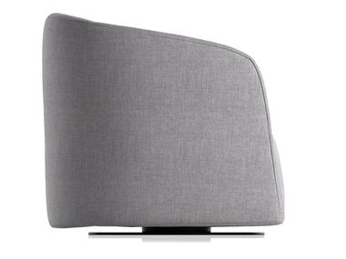 LOGOS Swivel fabric armchair with armrests By Natuzzi Italia | design ...