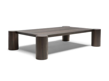 TEMPIO Low rectangular oak coffee table By Natuzzi Italia | design ...