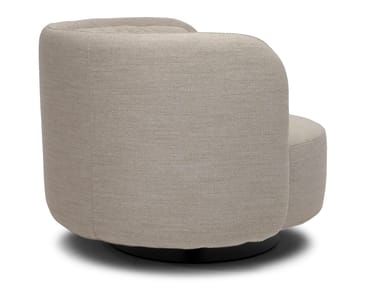 WAVE Swivel fabric armchair with armrests By Natuzzi Italia | design ...