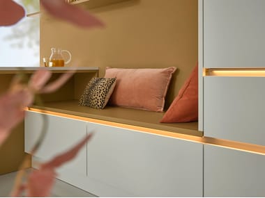 SOFT LACK Caramelo mate soft / SOFT LACK Blanco mate soft Cocina By ...