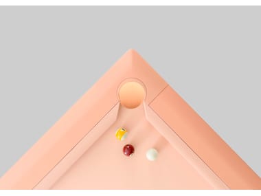 MONOCOLOR PINK PASTEL Rectangular pool table By Nuevepies