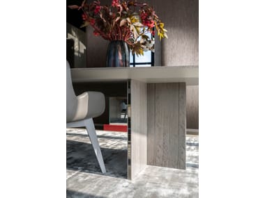 NOTA GN8020 Leather chair with armrests By OAK | design Nicola Gallizia