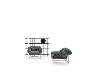 OCTAVIA Fabric armchair with armrests By Ditre Italia | design Stefano ...