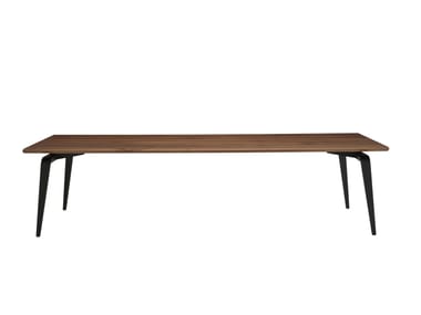 ODESSA Rectangular walnut table By Ligne Roset | design Mauro Lipparini