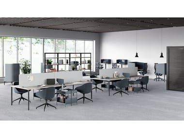 OE1 Sound absorbing mobile desktop partition By Herman Miller | design ...