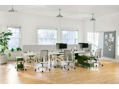 OE1 Sound absorbing mobile desktop partition By Herman Miller | design ...