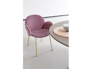 OLA | Chair with armrests Ola Collection By Saba Italia