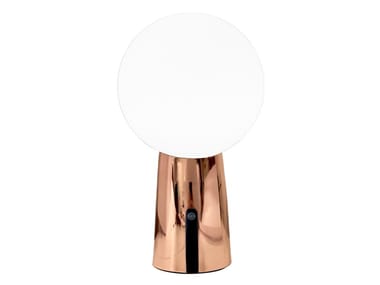 LED indirect light aluminium table lamp with dimmer OLIMPIA By ...