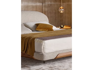 OLOS BED Upholstered fabric double bed By Bonaldo | design Mauro Lipparini