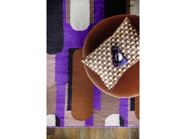 OMAN Patterned wool rug By Élitis