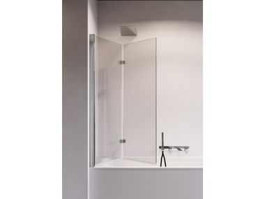 OMEGA Glass bathtub wall panel By DISENIA