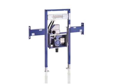 ONE Rectangular wall-mounted ceramic washbasin By Geberit