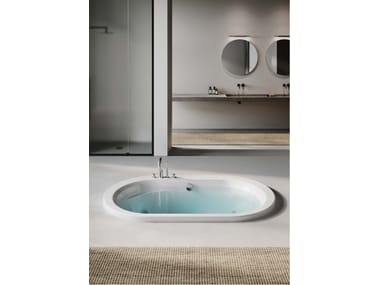 OPALIA Built-in hydromassage oval bathtub By Jacuzzi®