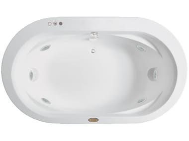 OPALIA Built-in hydromassage oval bathtub By Jacuzzi®