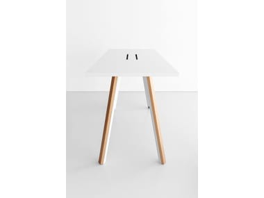 ORI Rectangular laminate high table By Lapalma | design Romano Marcato